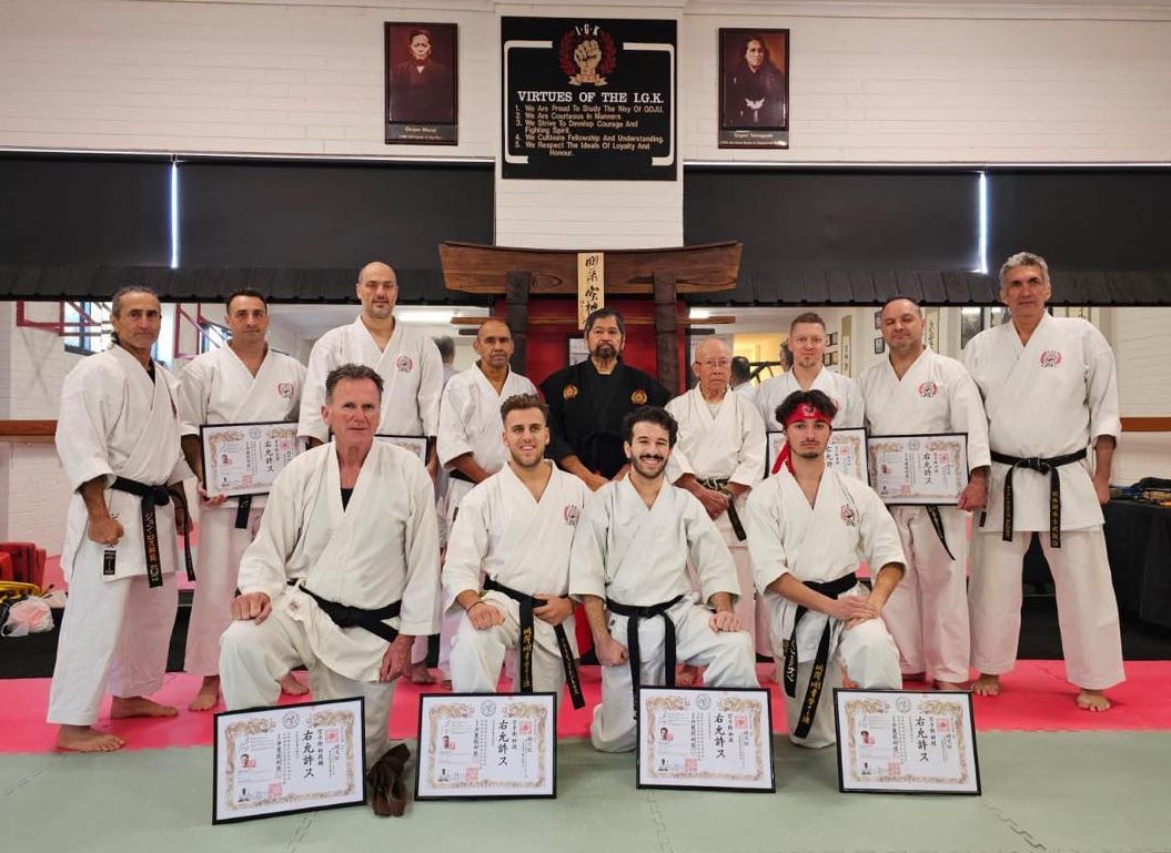 Black Belt Presentations 13th May 2023 - IGK Victoria